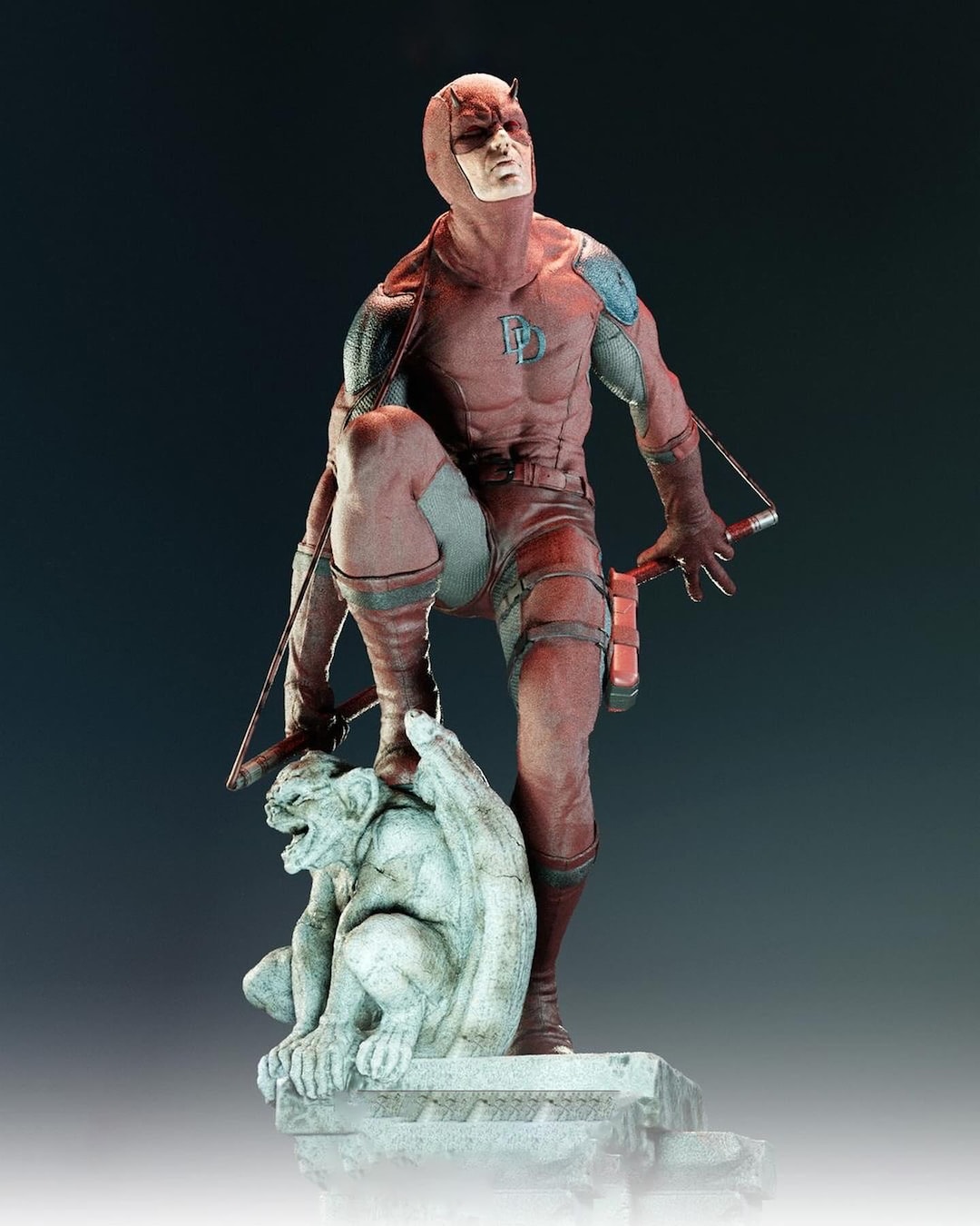 Daredevil STL File | High Detail 3D Printing Model (digital Download ...