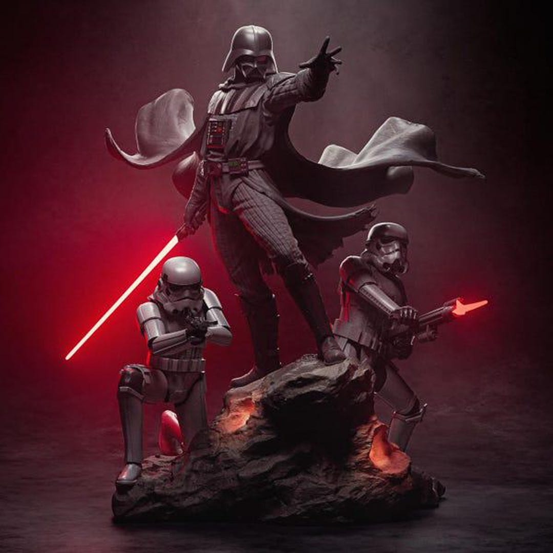 Darth Vader 3D Print File | Sci-fi Collectible Statue (digital Download ...