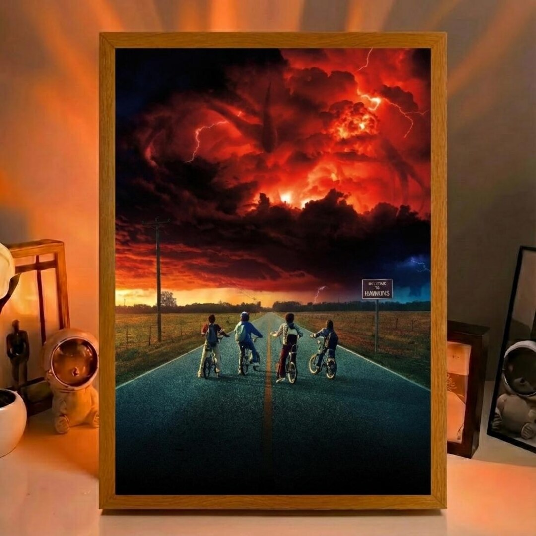 Illuminated Stranger Things LED Photo Frame: Your Frame Lights up and ...