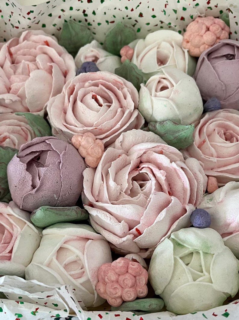 Handmade Marshmallow Flowers - Easter Gift Box - Zephyr - Etsy