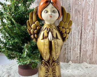 Angel With Red Hair Figurine - Etsy