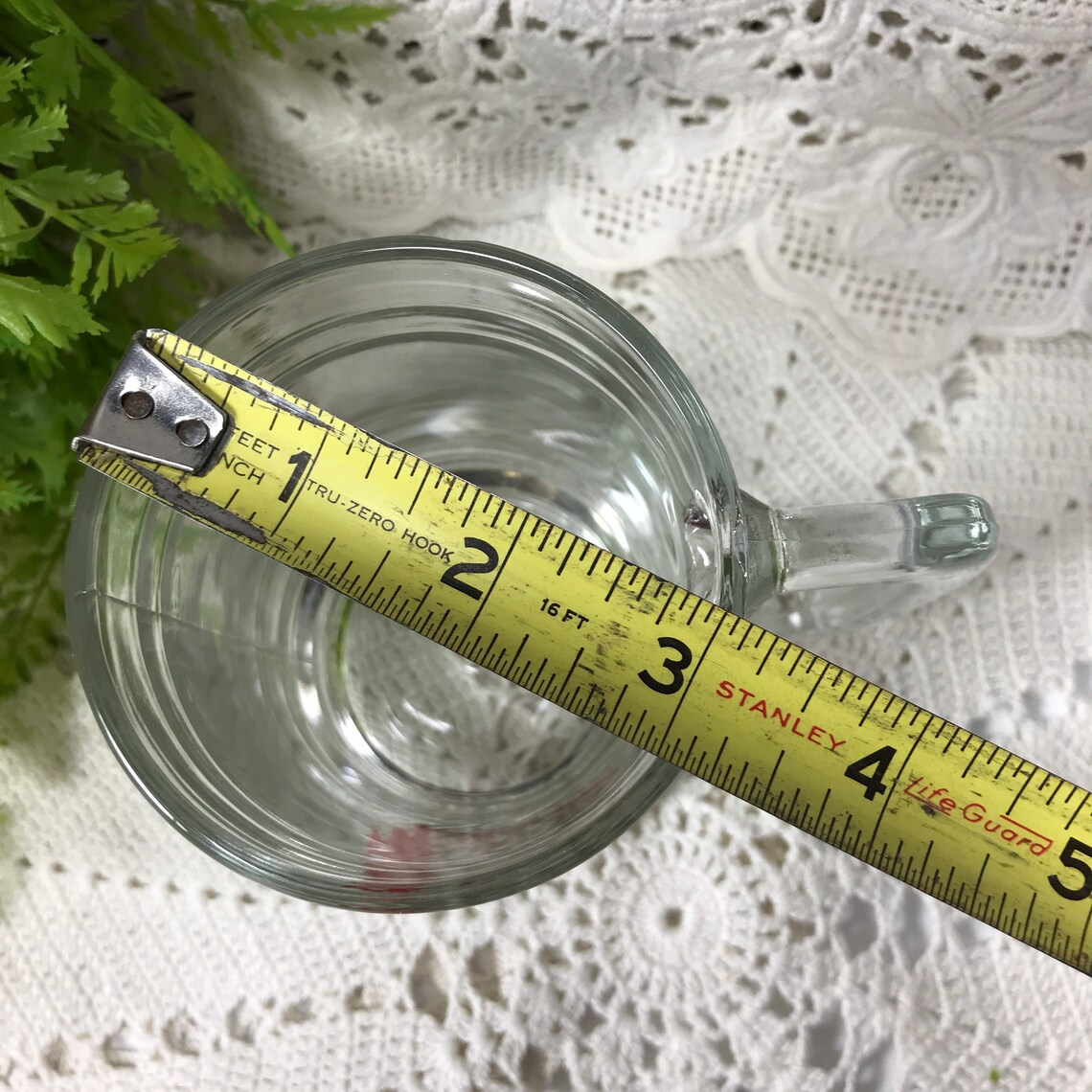 Vintage Slim Jim Glass Beer Mug Beer Stein Clear Glass Tankard Etsy