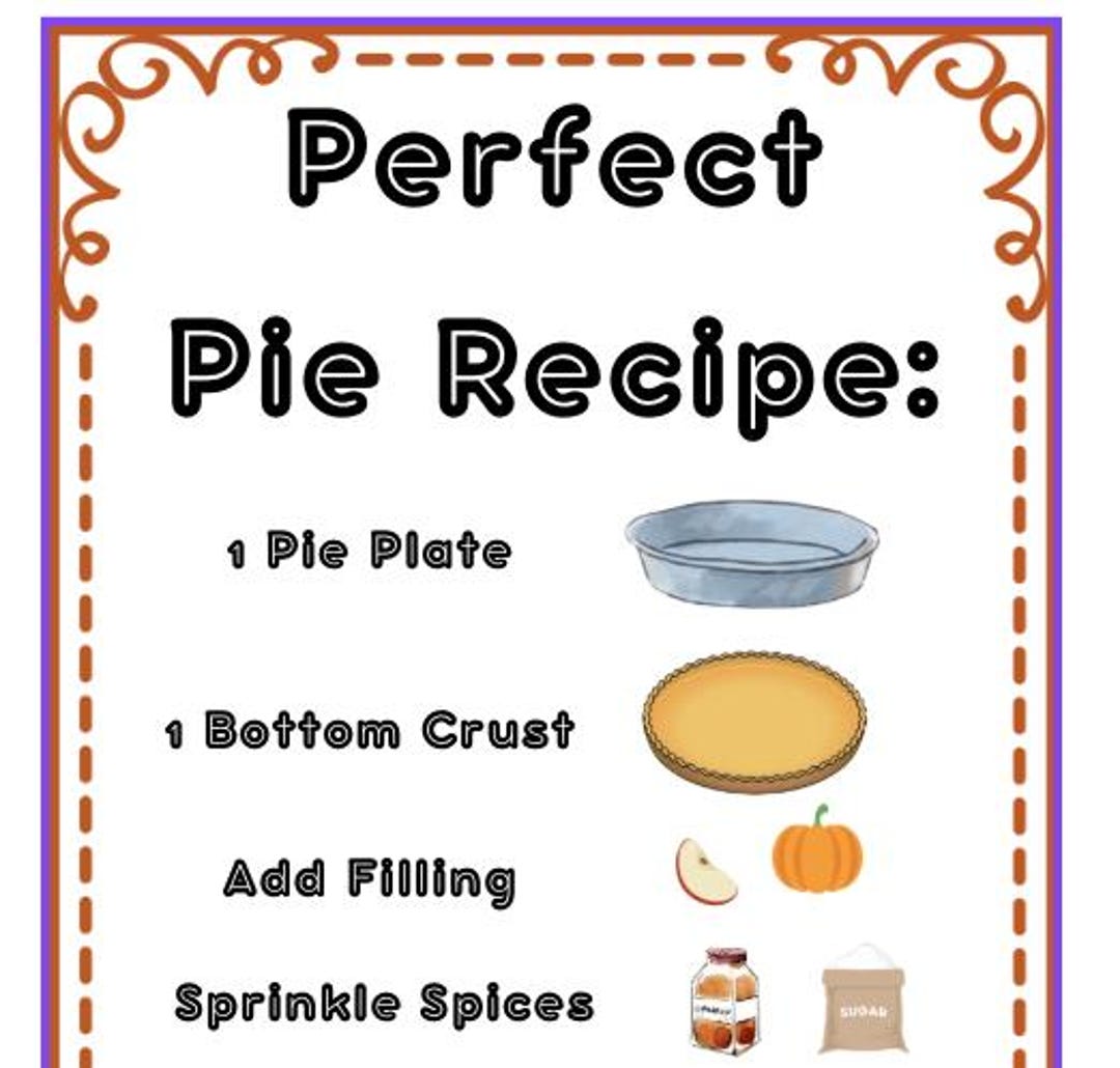 Dramatic Play Pie Kitchen Printable - Etsy