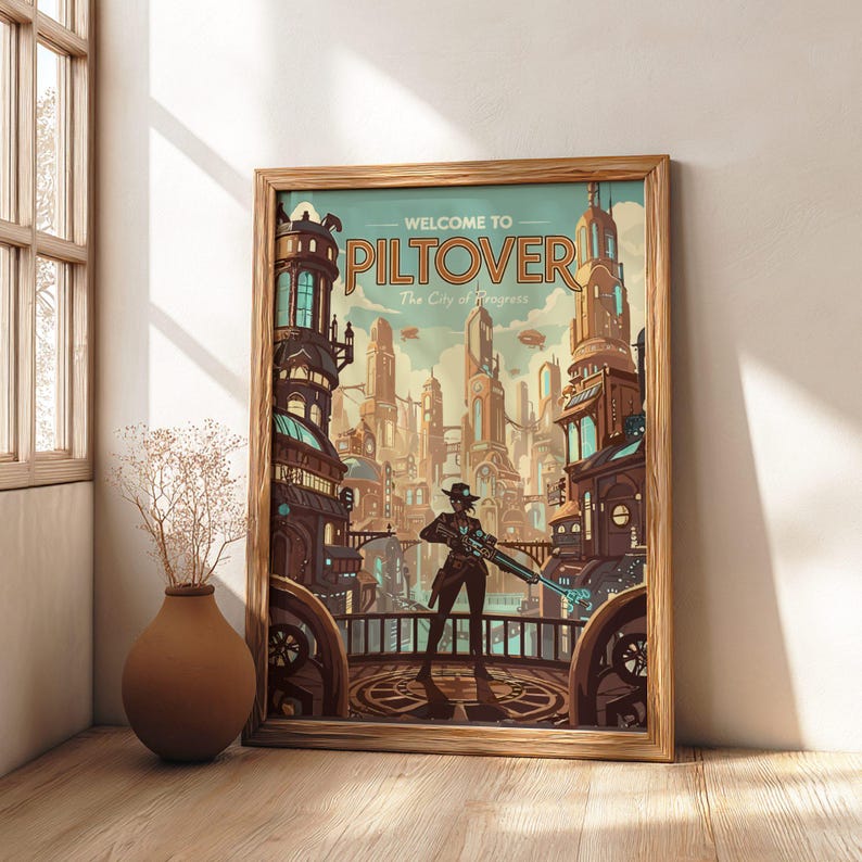 Piltover - League of Legends Poster - Gamers Walls Art - Etsy Canada