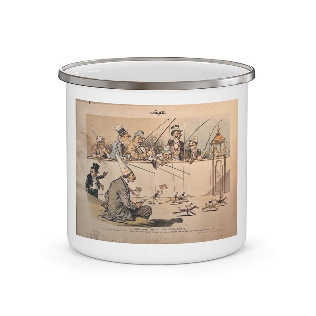 1891 Judge Magazine | A Fool and His Money Soon Parted | 12oz - Etsy