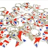 Personalised English Flag Key Chain Keyring Luggage Tag Zipper Pull Bag ...