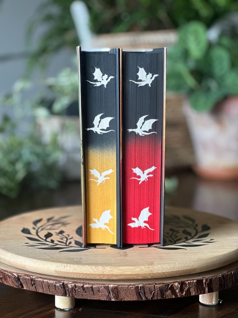 Custom Sprayed Edge Fourth Wing and Iron Flame Emperyan Series discount ...