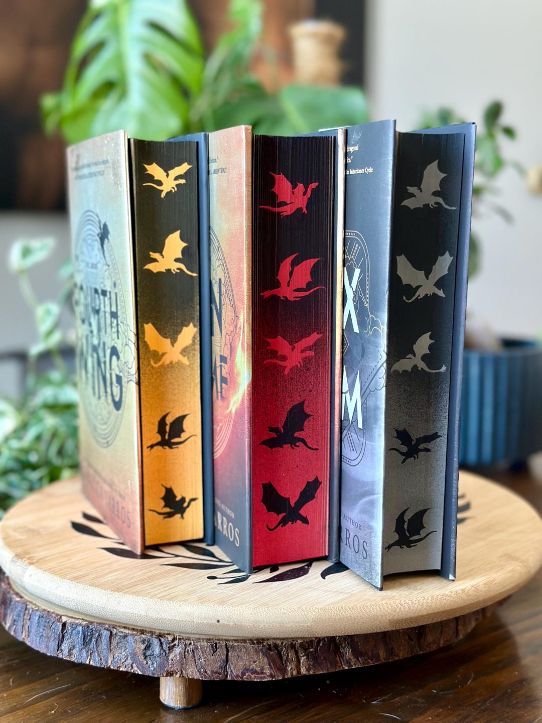 Fourth Wing, Iron Flame, and Onyx Storm Sprayed Edge Books - Etsy