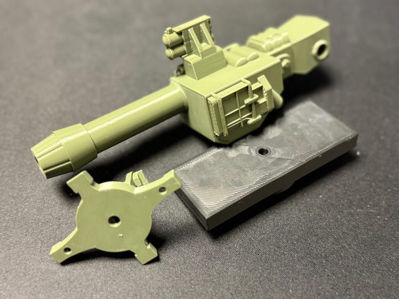 G.I. Joe Classified AWE Striker 3D Printed Retro Cannon & Radiator Fan ...