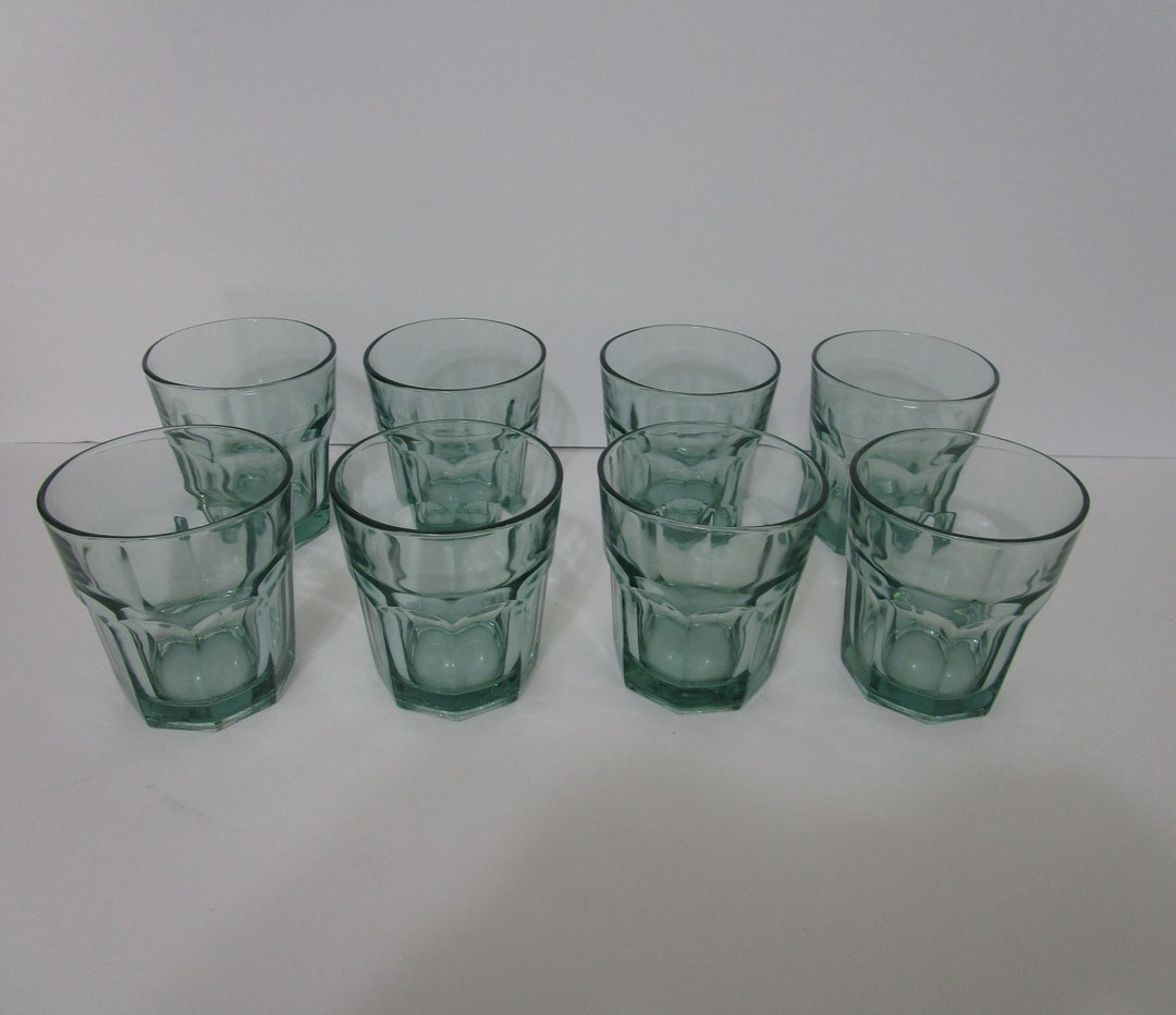 Set of 8 Libby Gibraltar on the Rocks Glasses Spanish Green - Etsy
