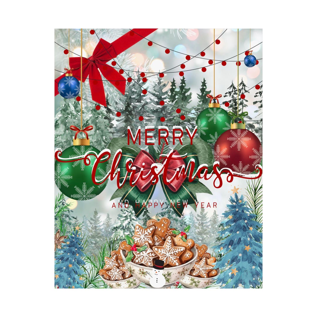 Faith Matte Vertical Posters for Christmas Holiday, Religious Wall Art ...