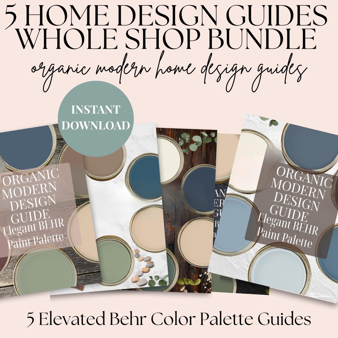 Interior Design Guide Home Paint Palette Bundle Room Color Palette ...
