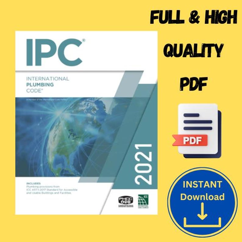 2021 International Plumbing Code | INSTANT Download - Etsy