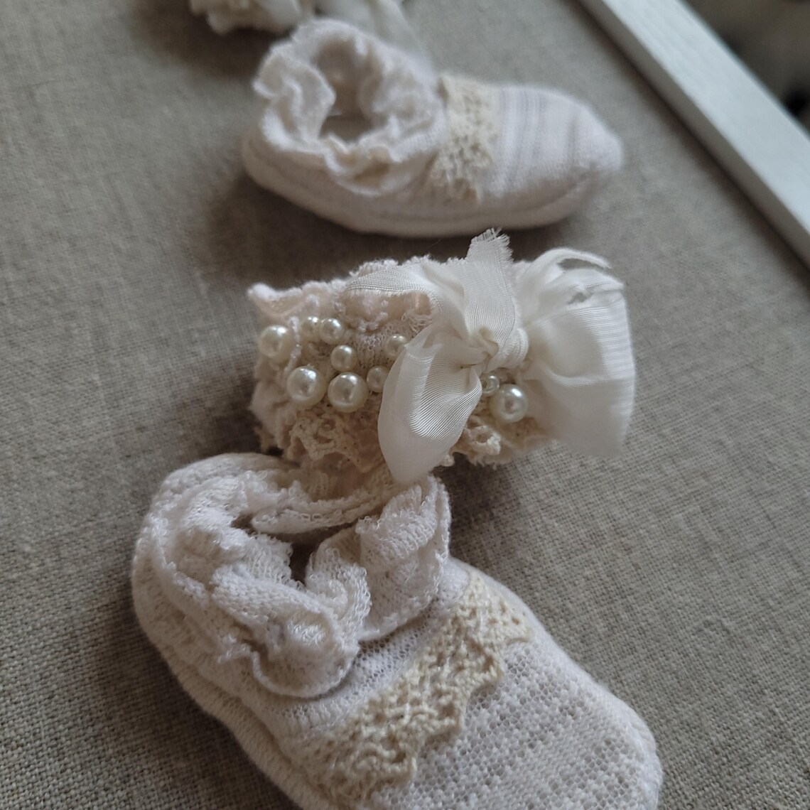 Handmade Cotton Knit Newborn Photography Prop Set – Bonnet, Bloomers ...