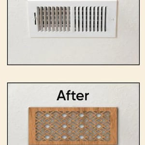 Mandala Wood Vent Design | Laser-cut Air Return | Decorative HVAC Cover ...