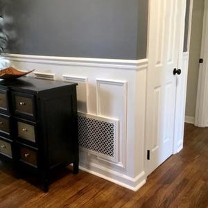 Mandala Wood Vent Design | Laser-cut Air Return | Decorative HVAC Cover ...