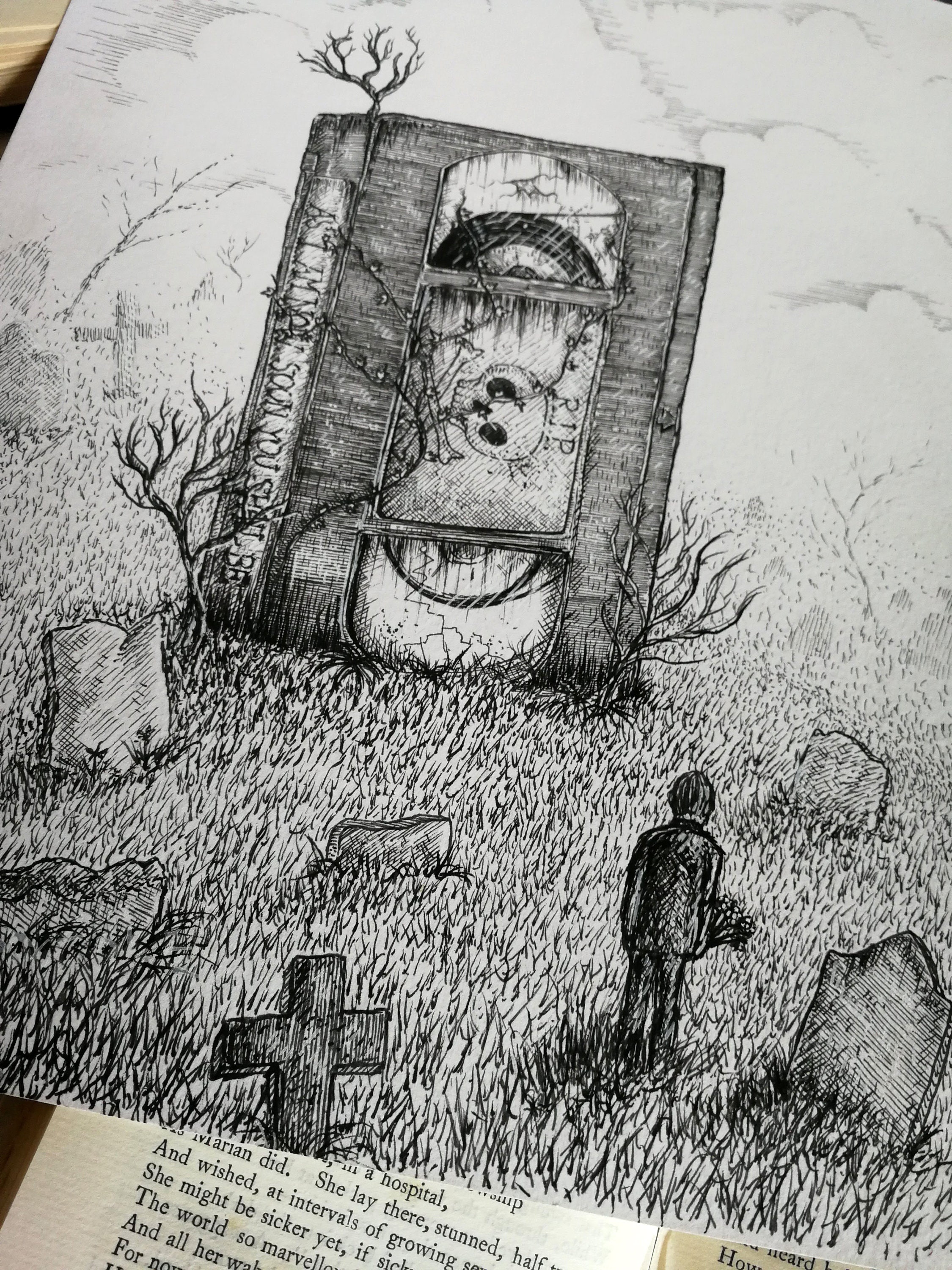 Obsolete Format- Original ink drawing