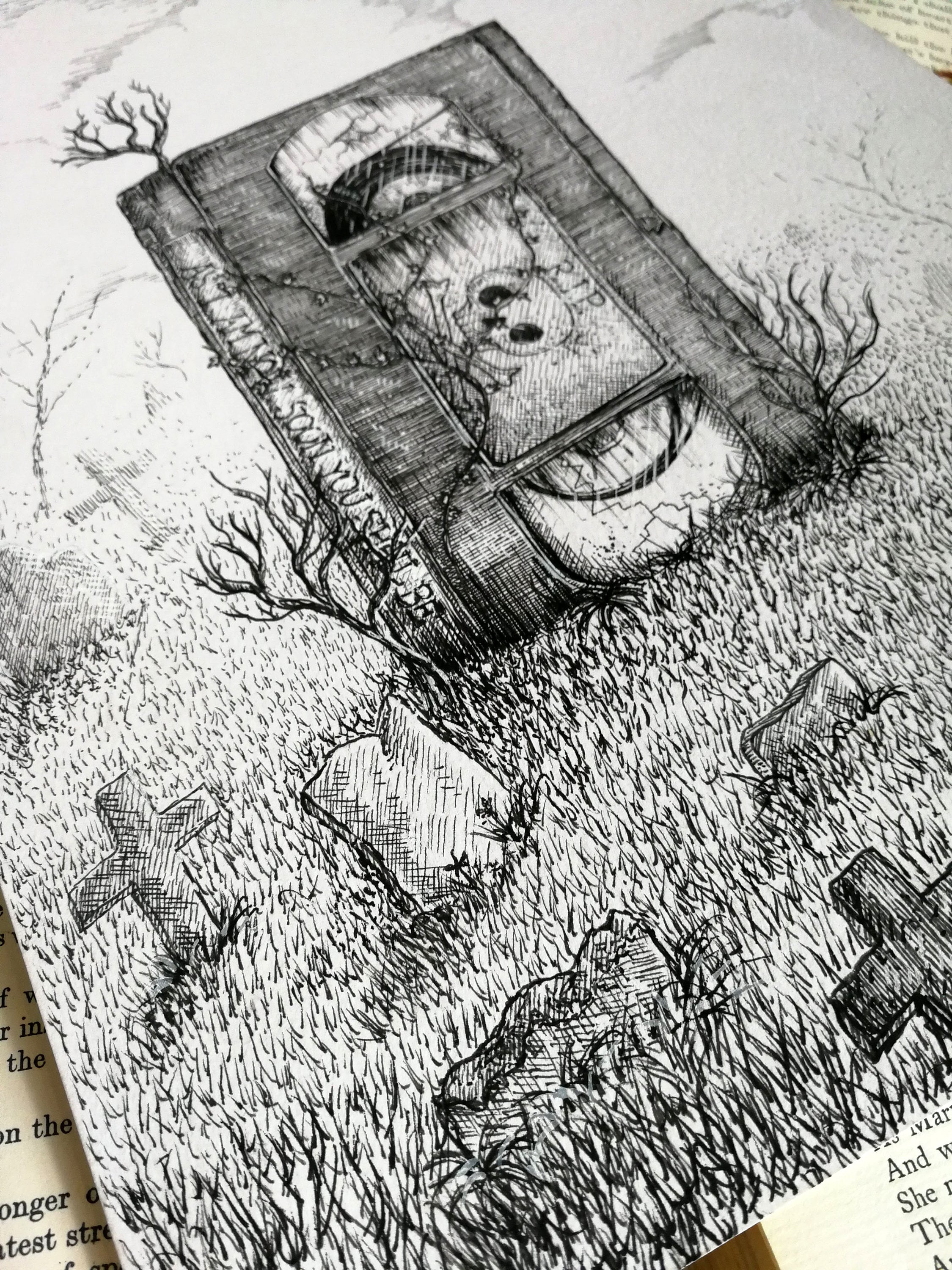 Obsolete Format- Original ink drawing