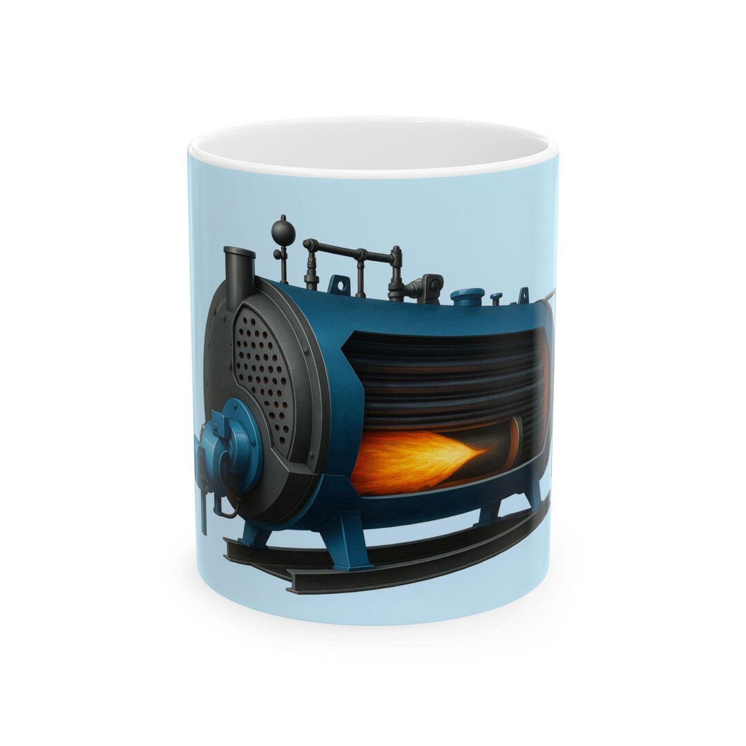 Power Engineer Ceramic Mug Steam Boiler Design 11oz 15oz Industrial ...