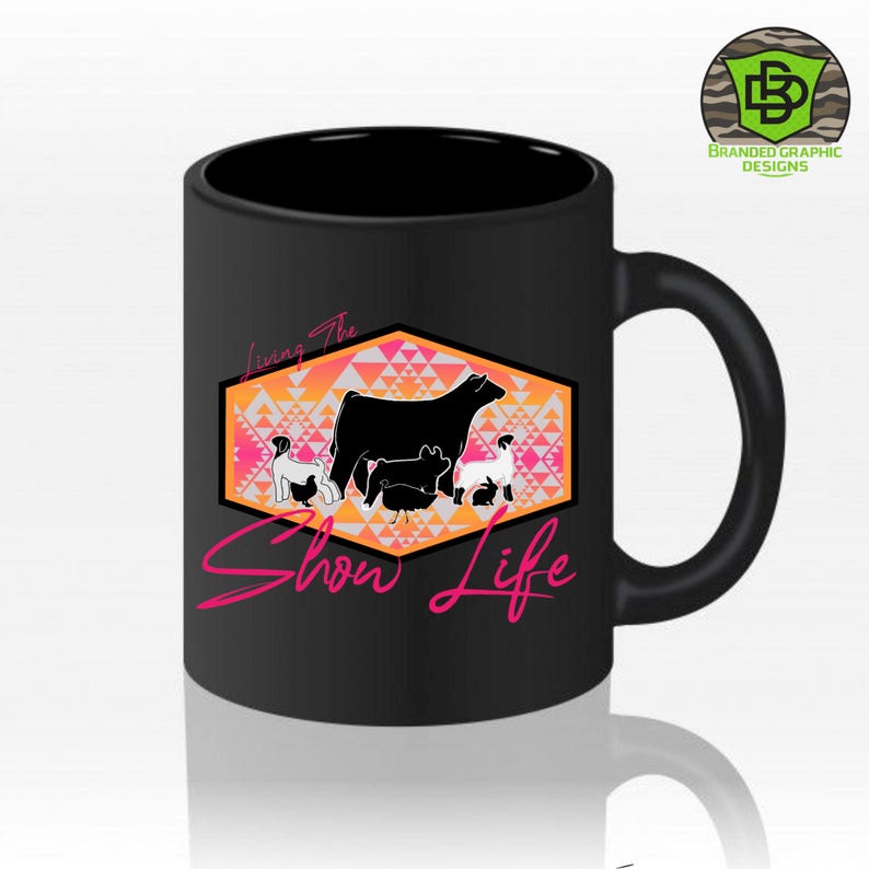Show Life Livestock Aztec Shirt Design | PNG File (digital Download) - Etsy