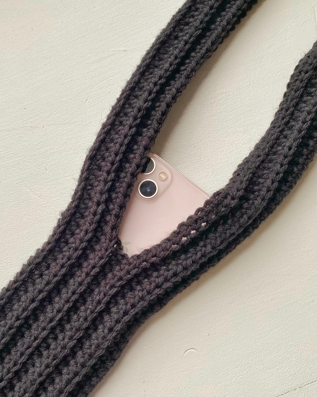 Long iPhone Pocket Crochet Pattern - Etsy