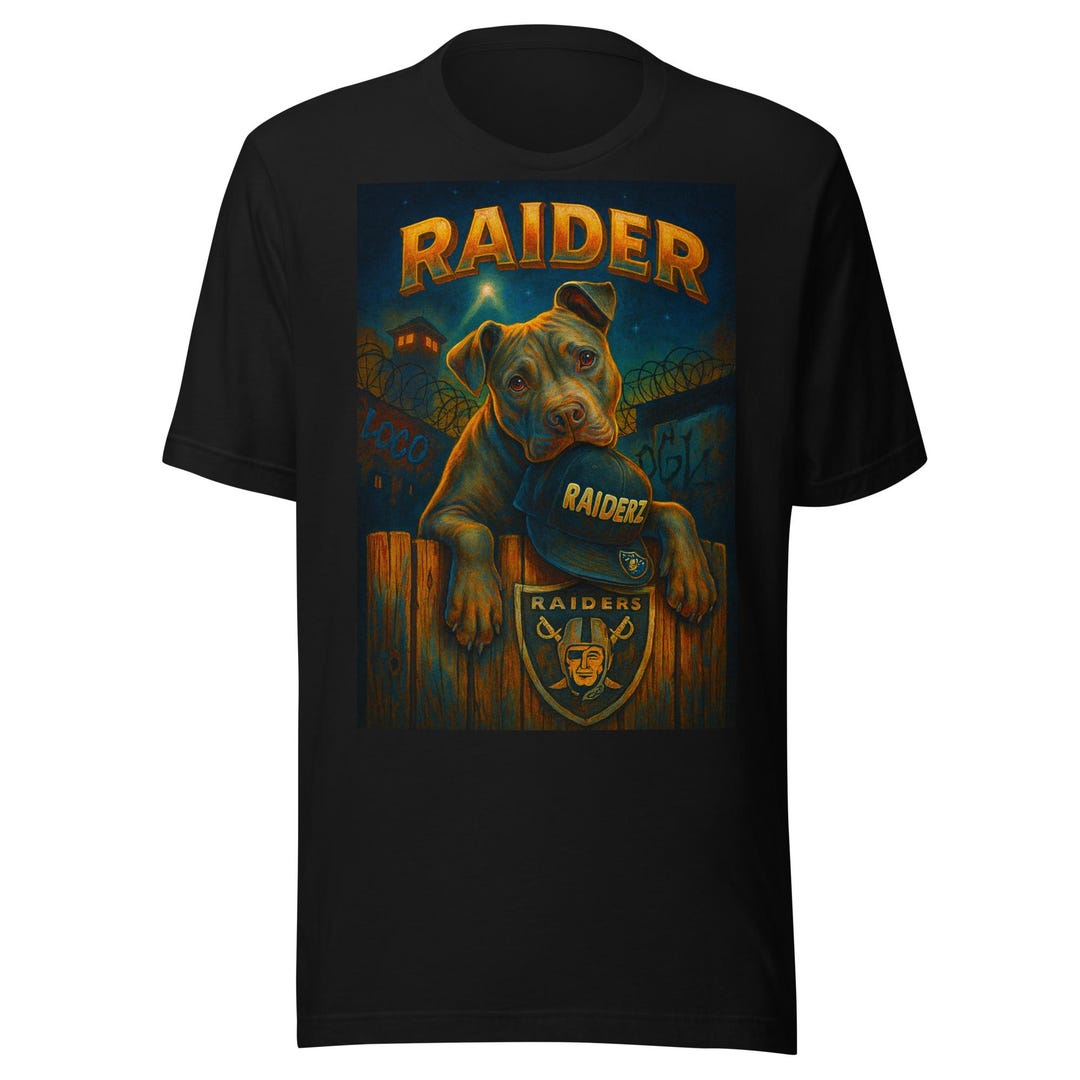 Pitbull Raider Dog Art T-shirt – Urban Street Guard Design - Etsy