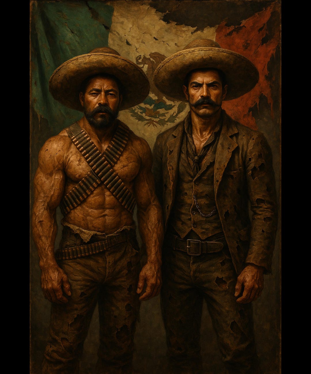 Zapata and Villa Strong Mexican Revolution Art Printable Digital ...