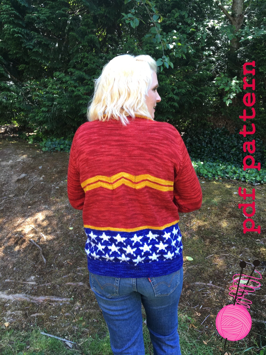 Wonder Woman Knitting Pattern, Superhero Knitting Pattern, Wonder Woman ...