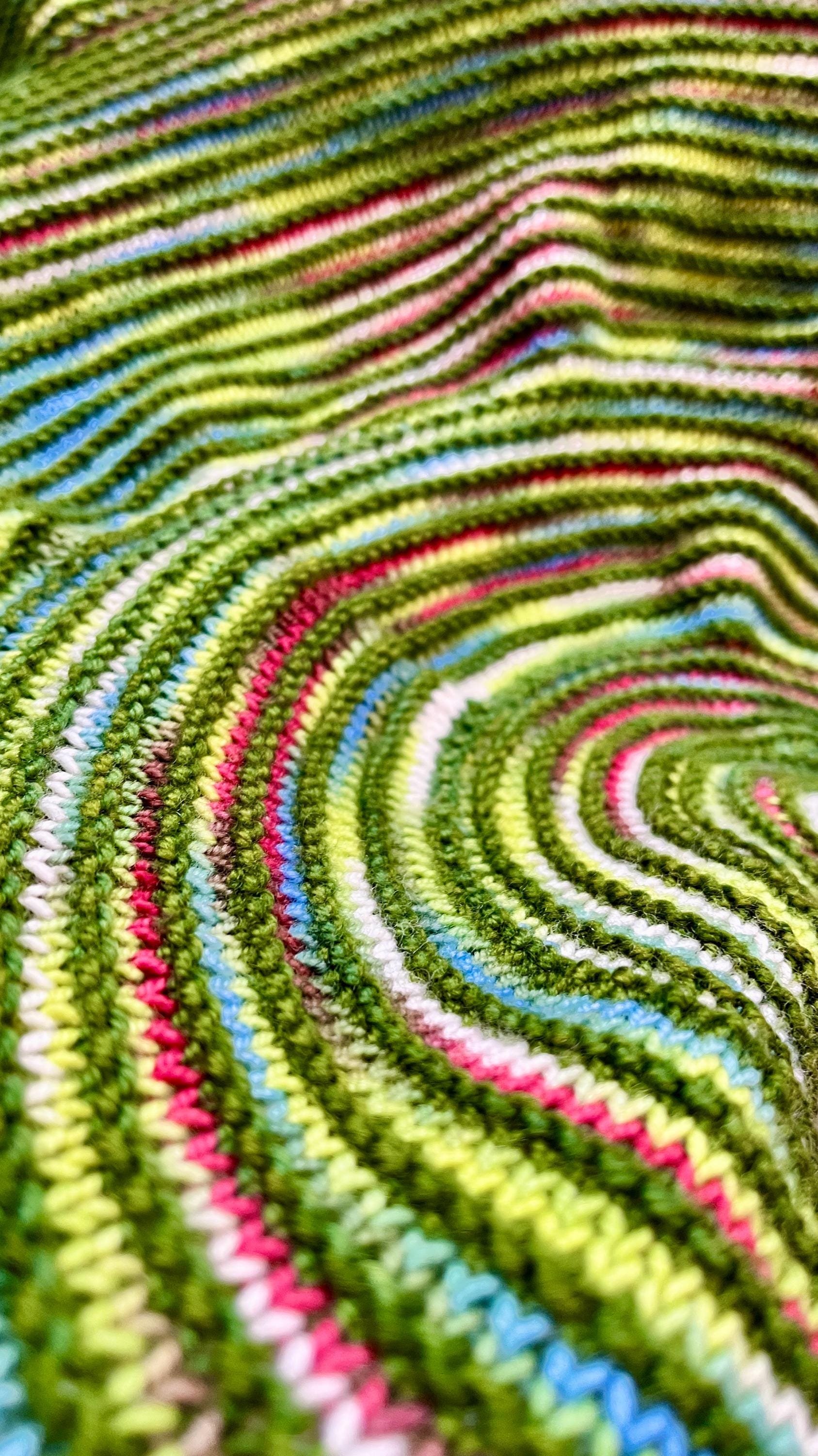 Half-pi Shawl Knitting Pattern, Half-circle Shawl Knitting Pattern ...