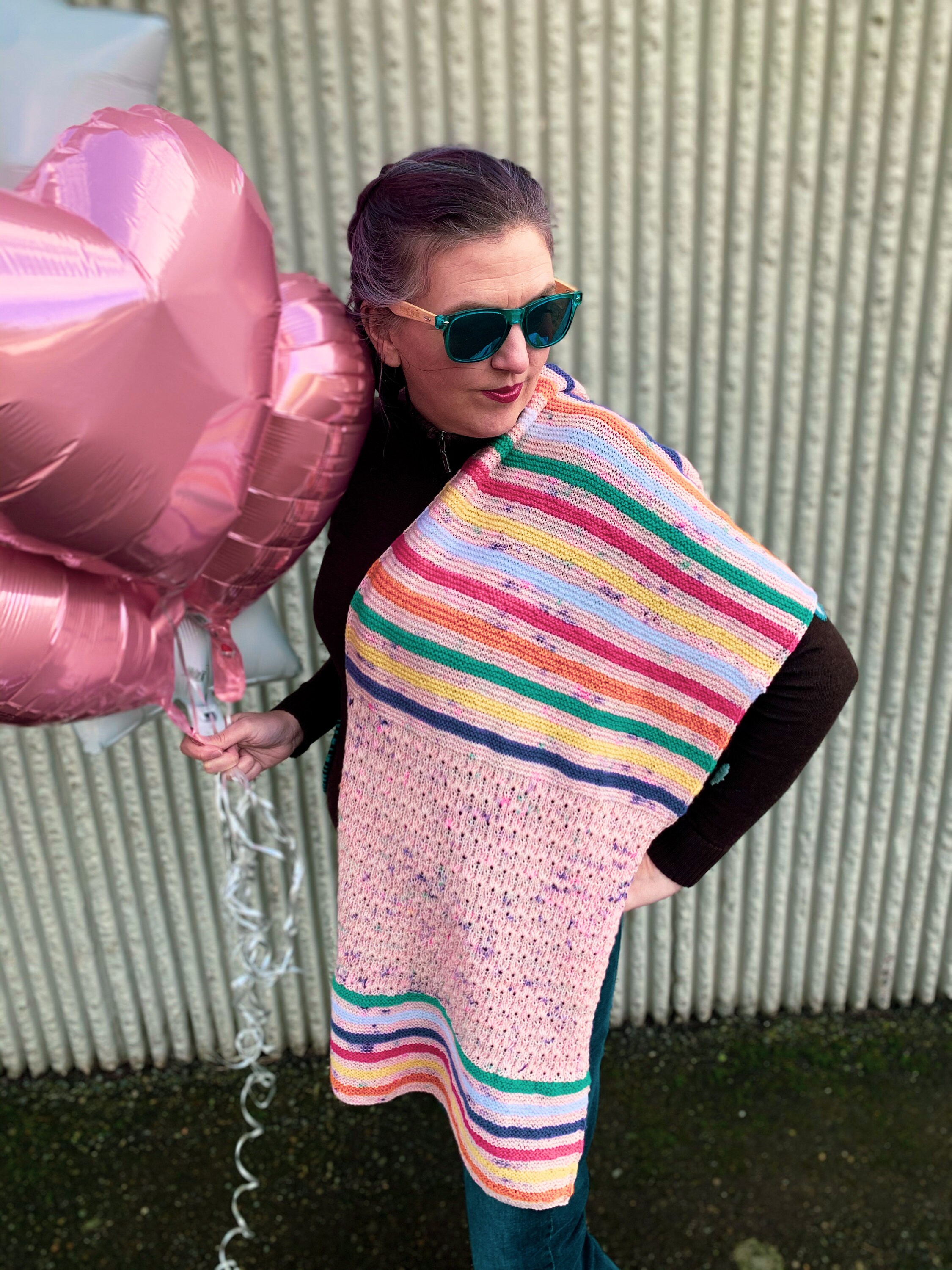 Sweet Hearts Wrap Knitting Pattern Inspired by Candy - Etsy