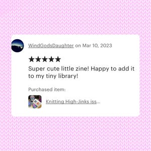 Knitting High-jinks Issue 2 With 4 Free Mini Art Prints, Indie Knitting ...