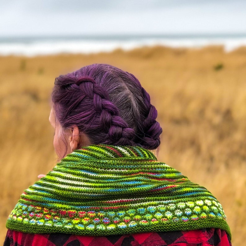 Half-pi Shawl Knitting Pattern, Half-circle Shawl Knitting Pattern ...