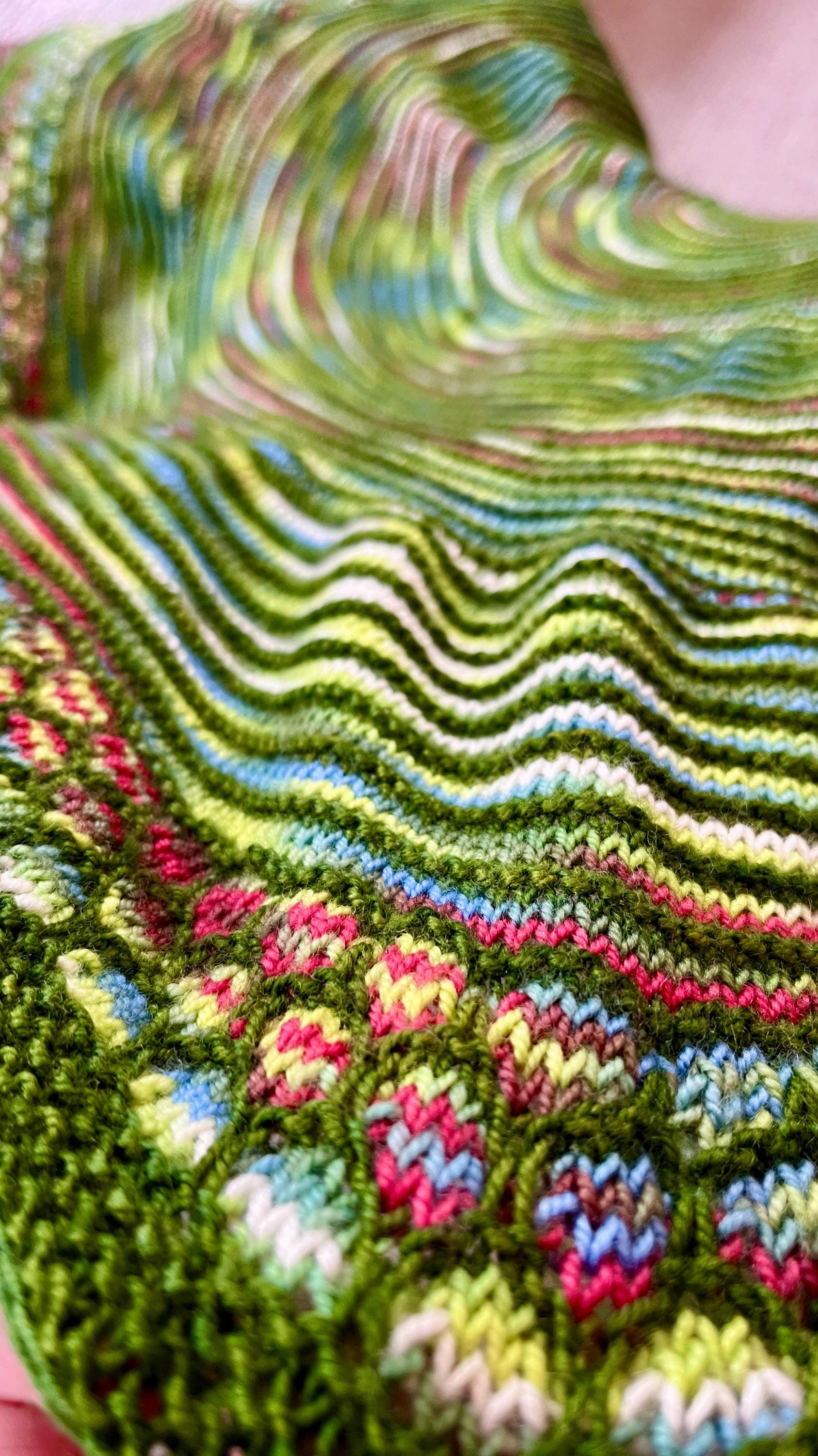 Half-pi Shawl Knitting Pattern, Half-circle Shawl Knitting Pattern ...