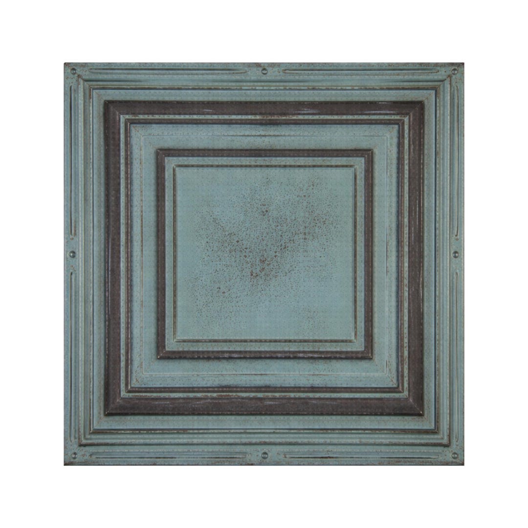 Teal Patina Tile Decals | Stepped Design Peel and Stick Tiles - Etsy ...