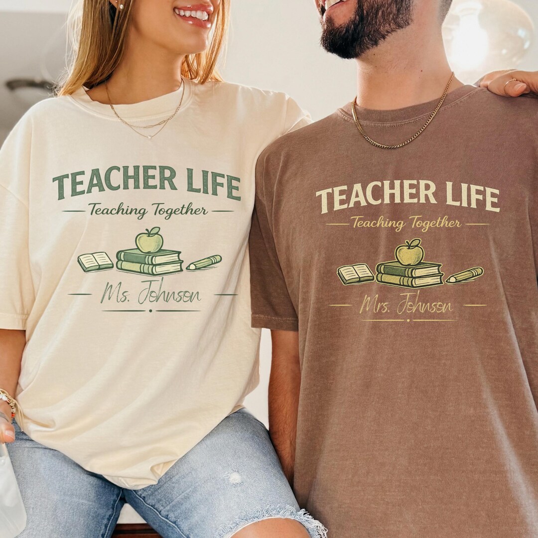 Teacher Life Teaching Together Shirt, Comfort Colors® Teacher Group ...
