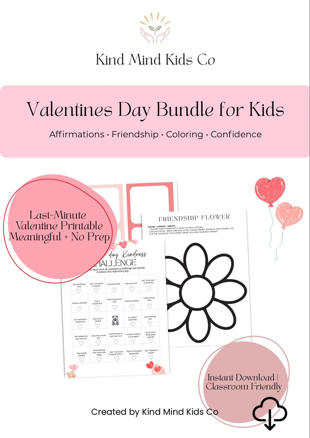 Valentine's Day Kindness Activity Cards | SEL Printable (PDF Download ...