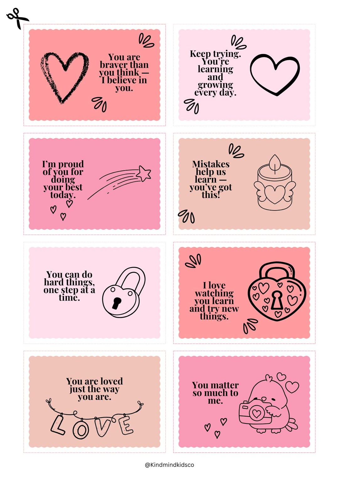 Valentine's Day Lunchbox Notes | Kindness Cards for Kids (ages 5-10 ...