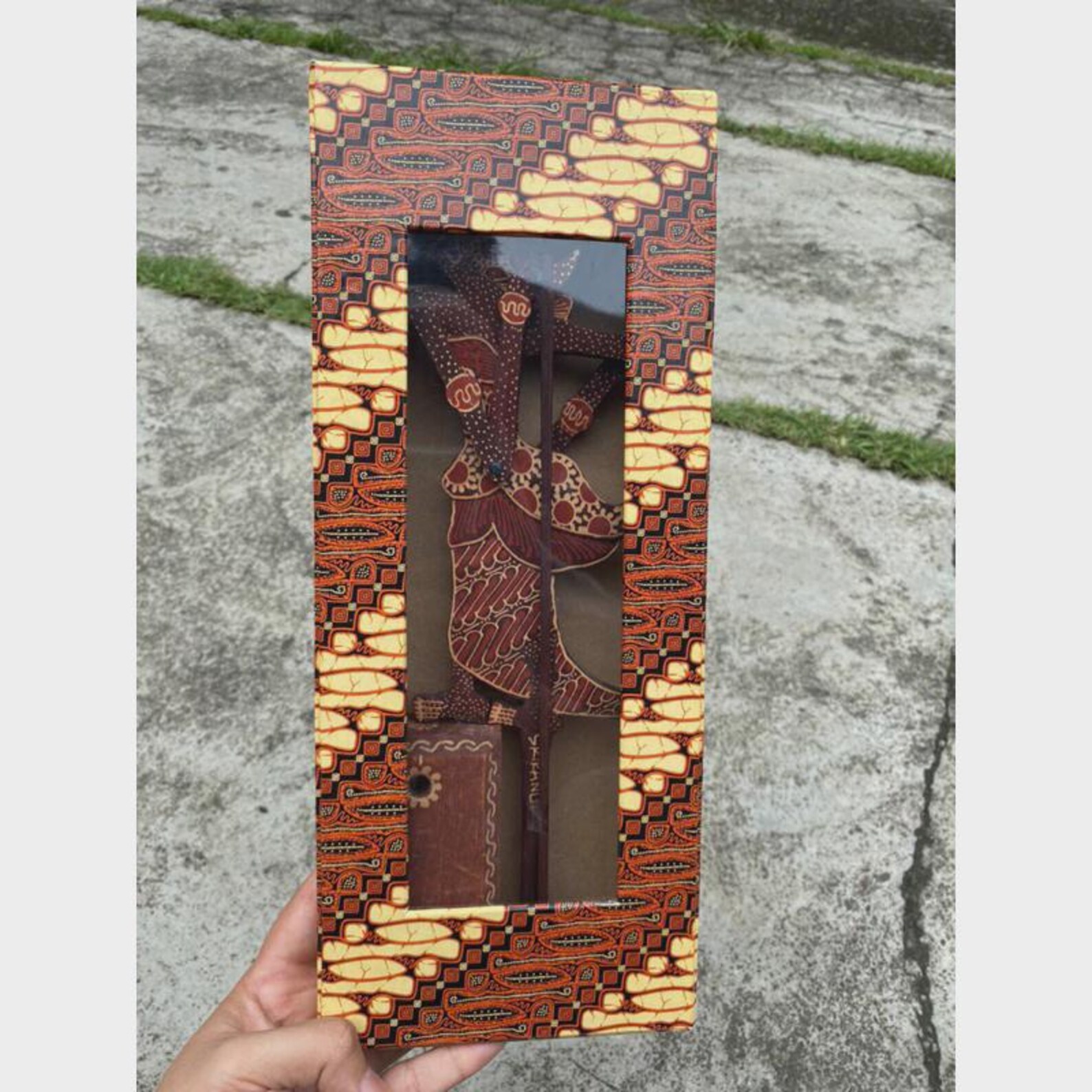 Handmade Javanese Wayang Shadow Puppet – Batik Wood Art Decor - Etsy