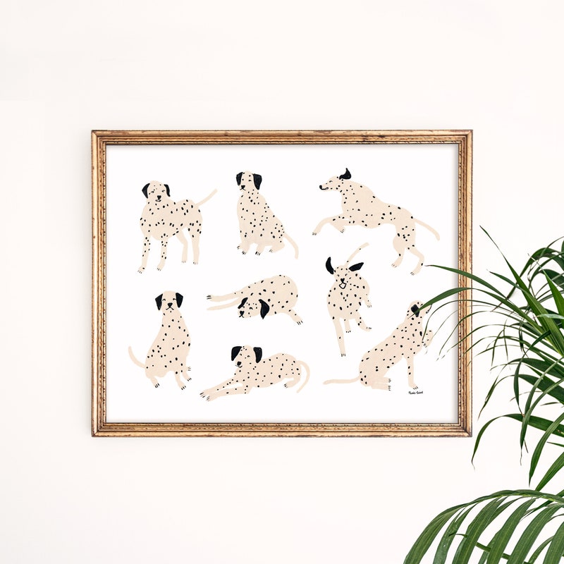 Dalmatian Print - Etsy