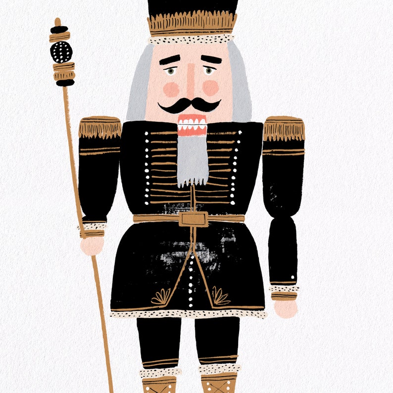 Black Costume Mr. Nutcracker Holiday Wall Decor Christmas - Etsy