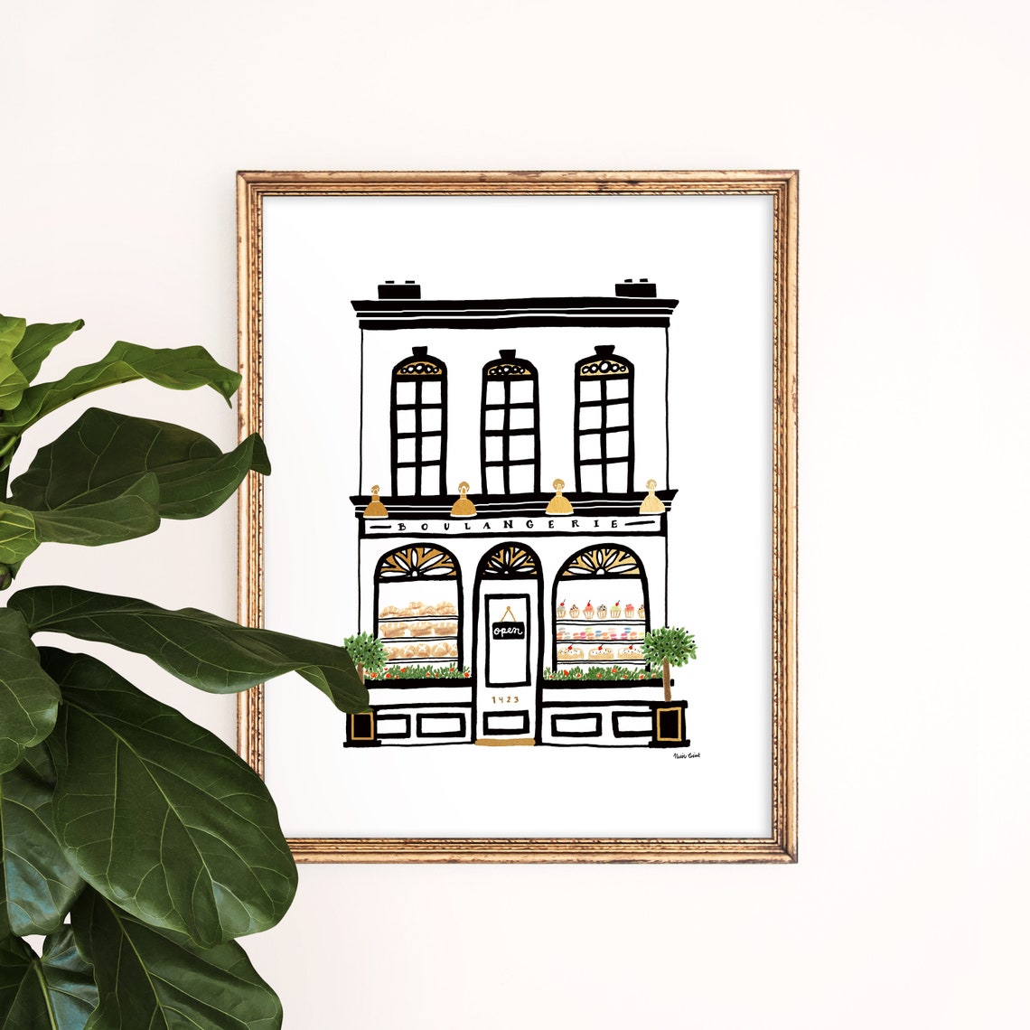 La Boulangerie Paris Bakery Art Print French Wall Art - Etsy