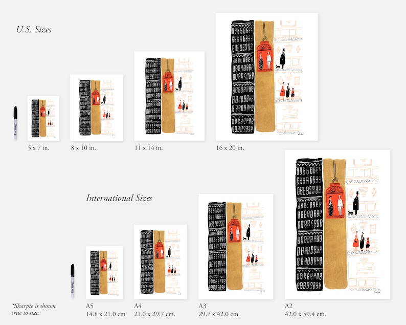 Elevator Operator Print | Vintage NYC Building | Architecture Giclee ...
