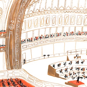 Orchestra Hall Art Print | Theatre Wall Decor | Musical Wall Art ...