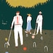 Croquet All Day Art Print | Historic Painting | Vintage Outdoor Sport ...