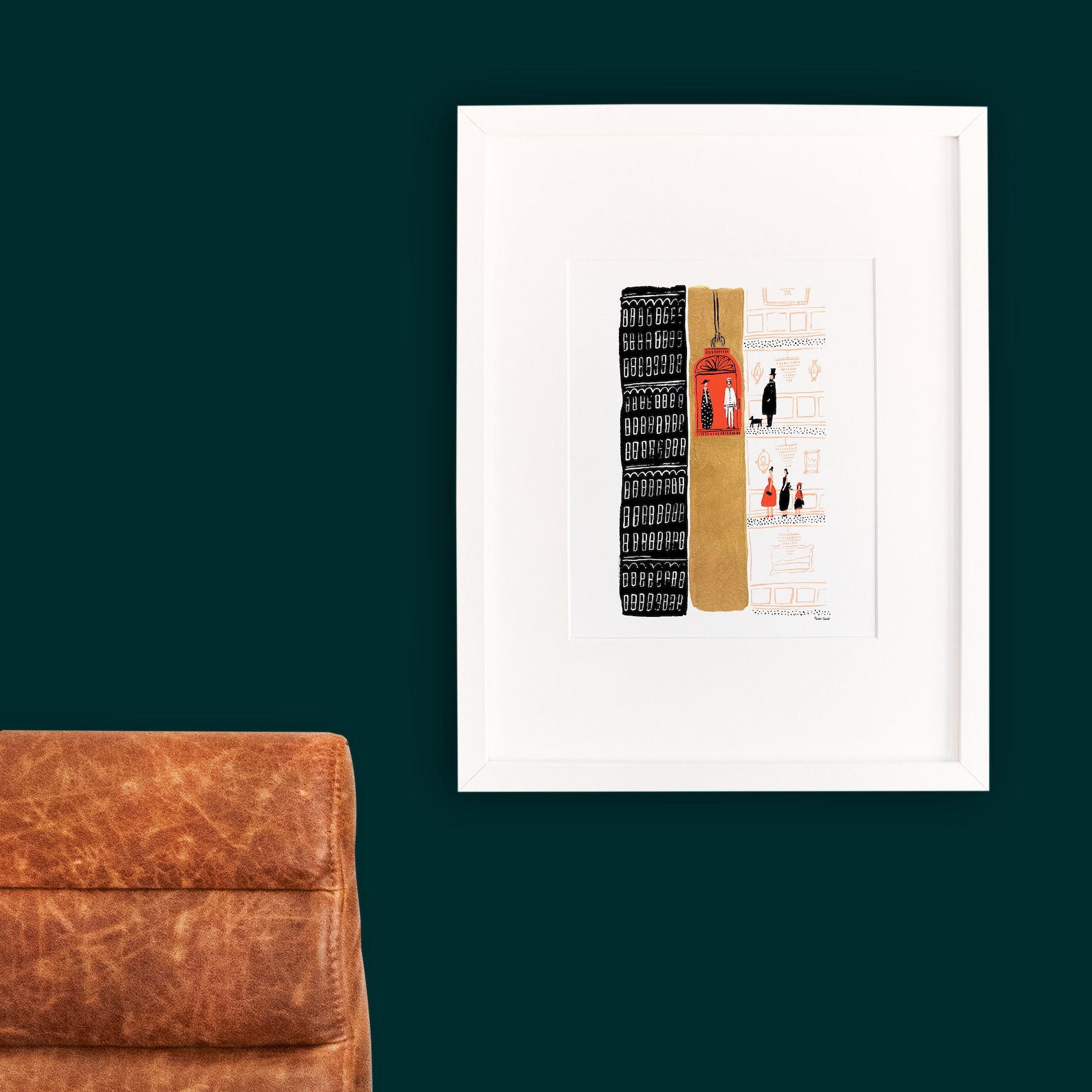 Elevator Operator Print Vintage NYC Building Architecture - Etsy