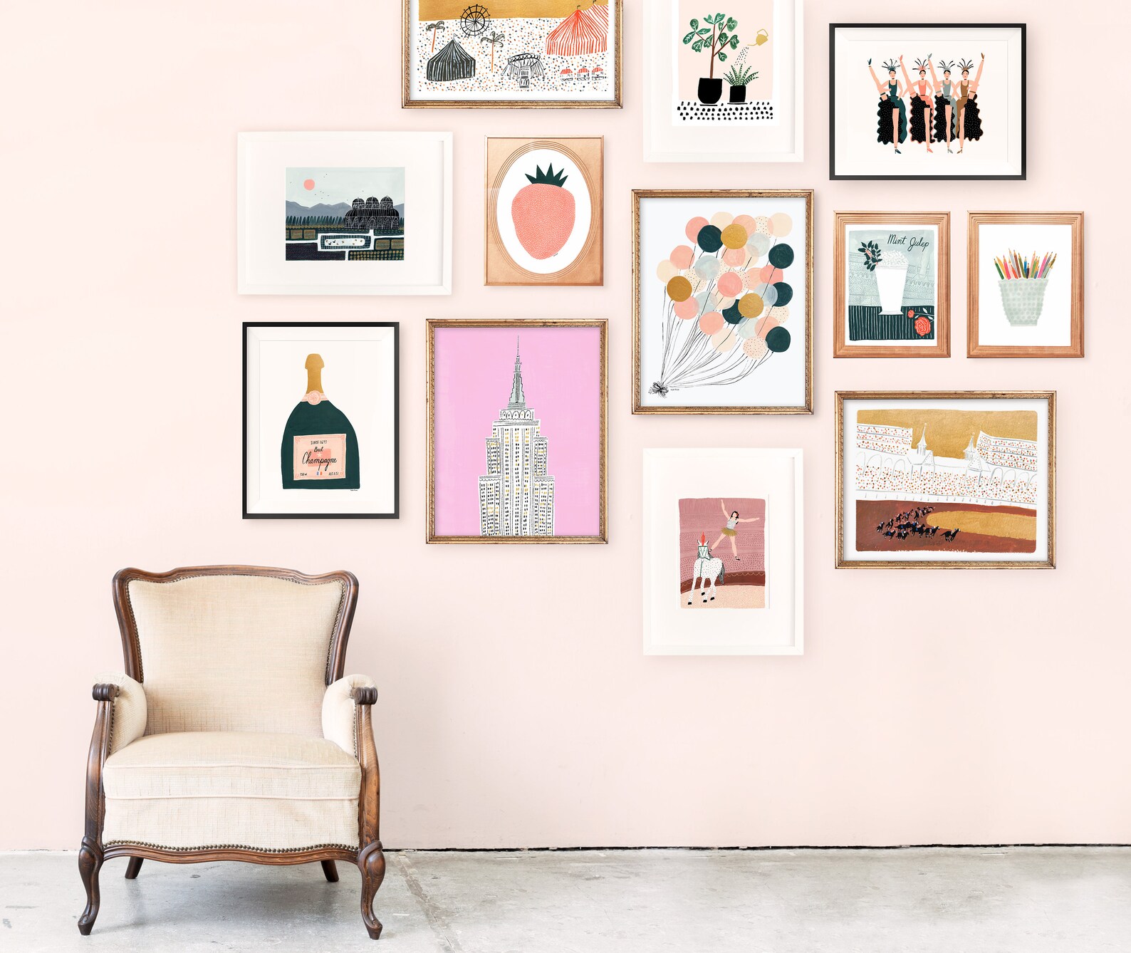 Conservatory Art Print | Garden Wall Art | | Outdoor Botanical ...