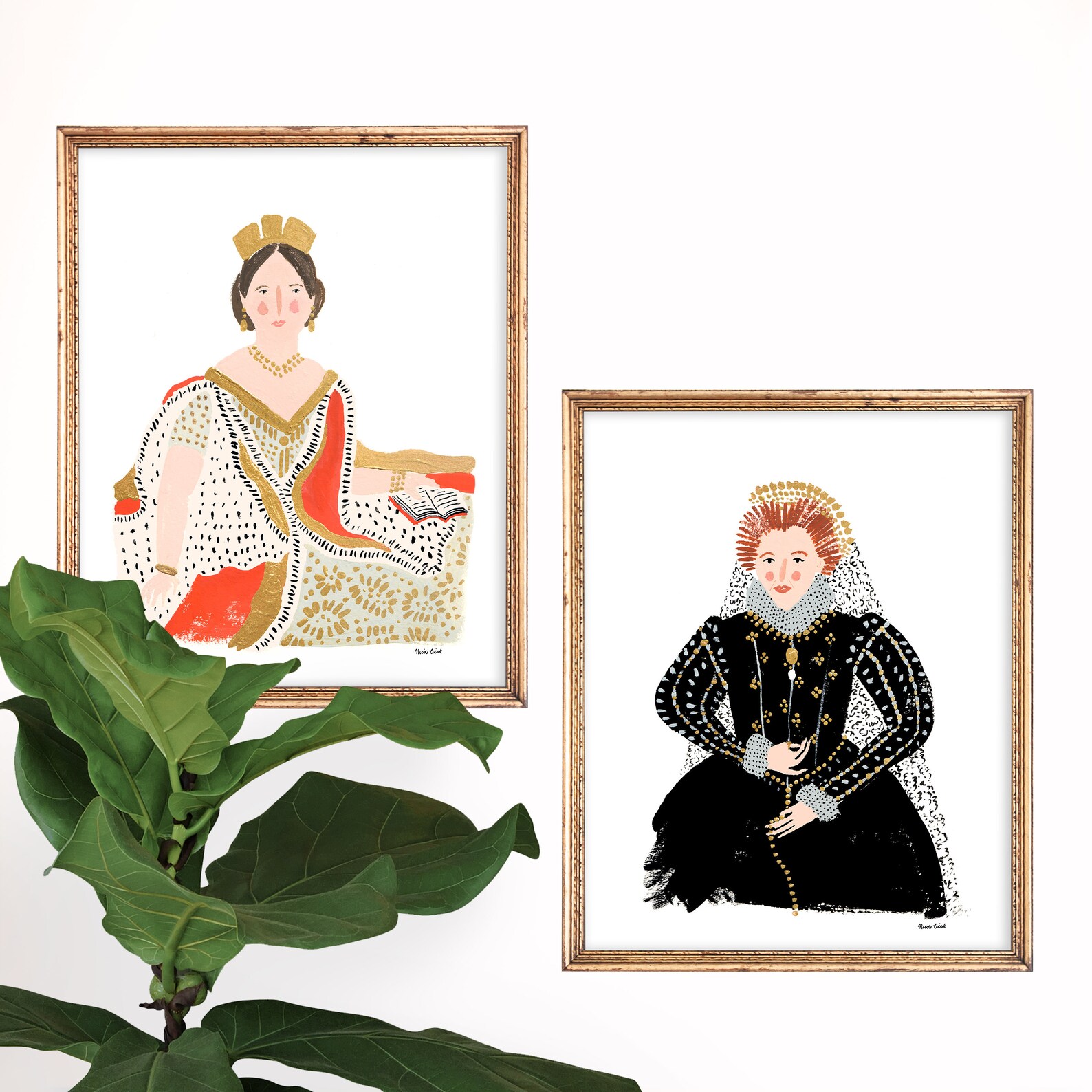 Queen Victoria Art Print | England Monarchy Wall Hanging | British ...
