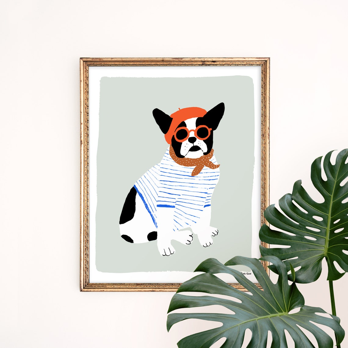 French Bulldog Art Print French Bulldog Gifts French - Etsy