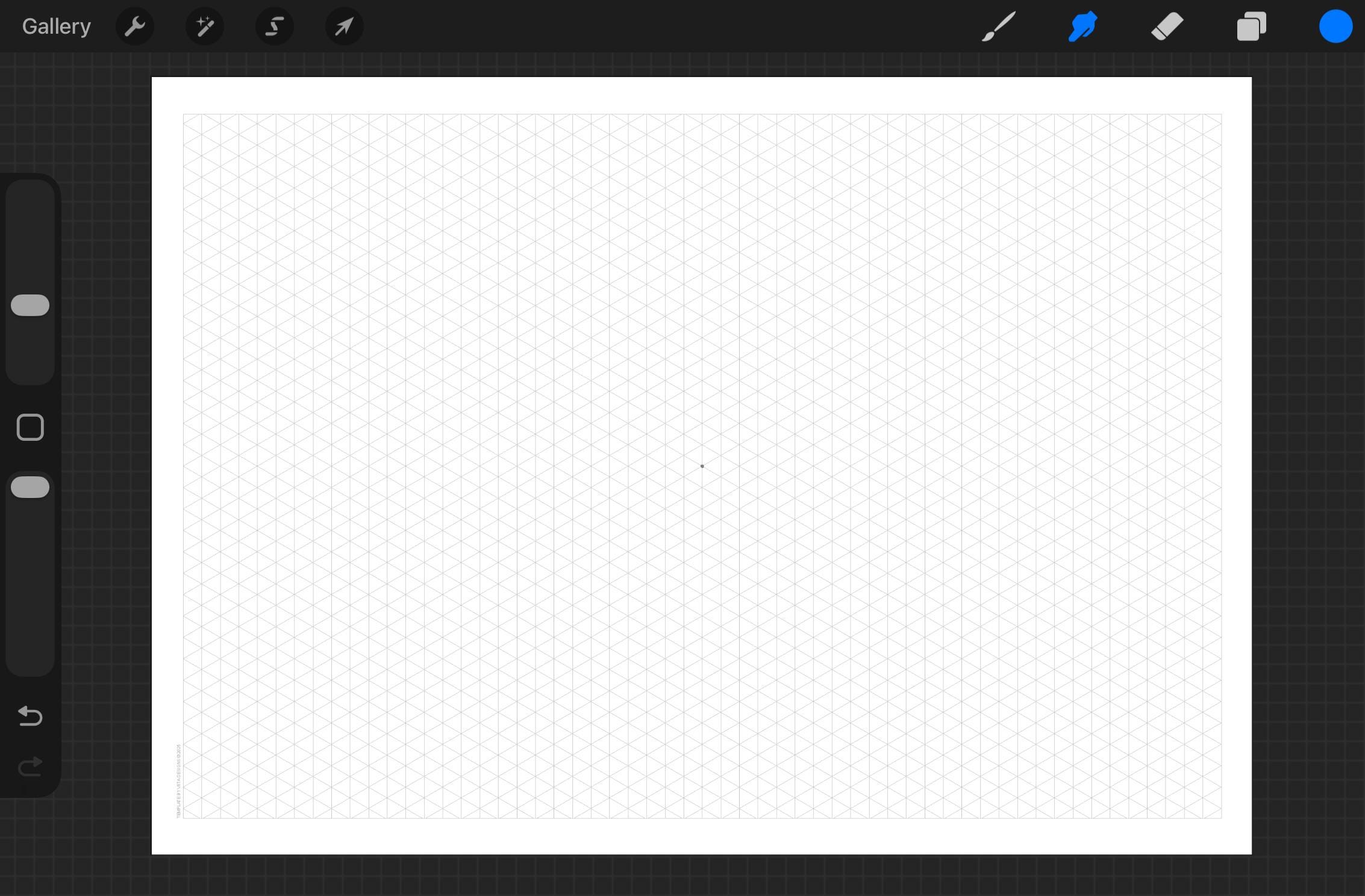 Isometric Graph Paper Template on A4 Paper Size | 5mm Pattern Line ...