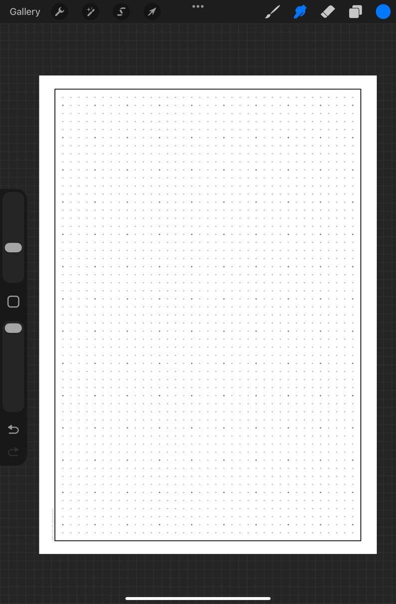 5mm Dot Grid Template on A4 Paper Size | 5mm Square With Highlighted ...
